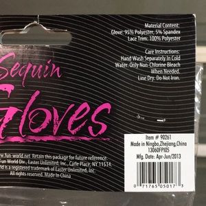 Fun World | Accessories | Costume Ruffle Sequin Gloves | Poshmark